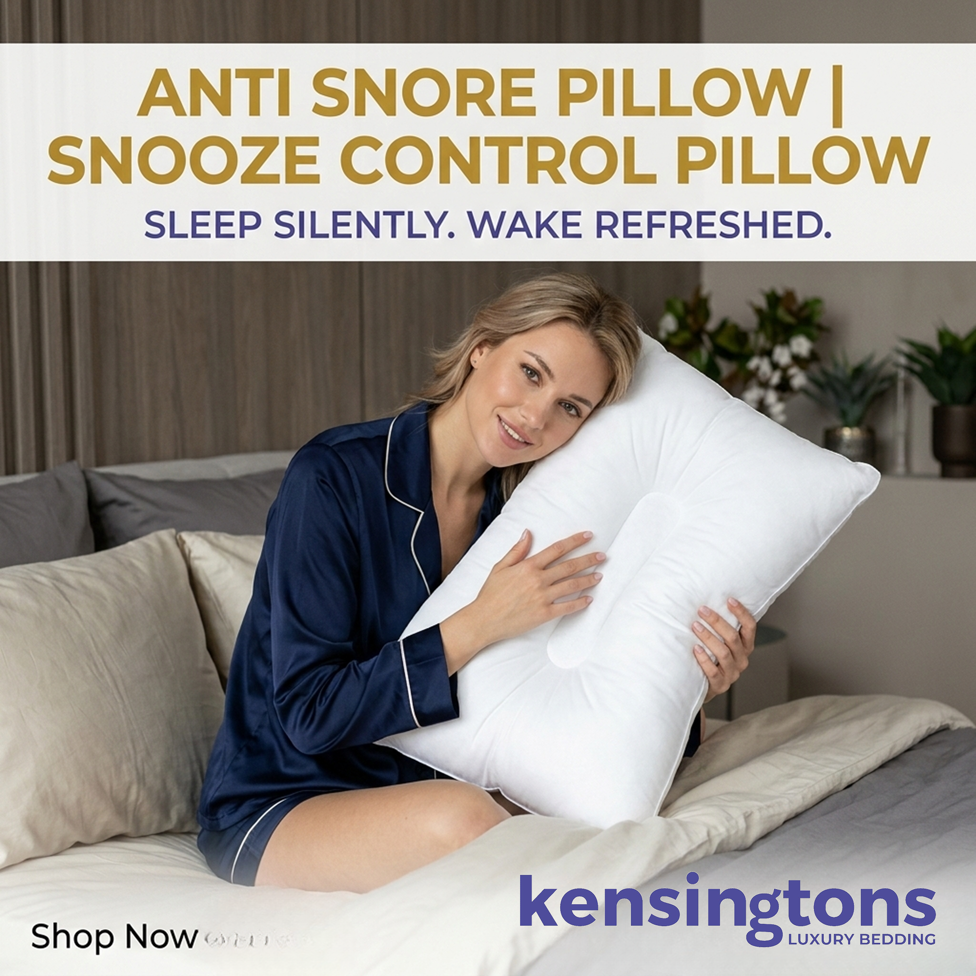 Anti Snore Pillow | Kensingtons bedding UK – Kensingtons Bedding