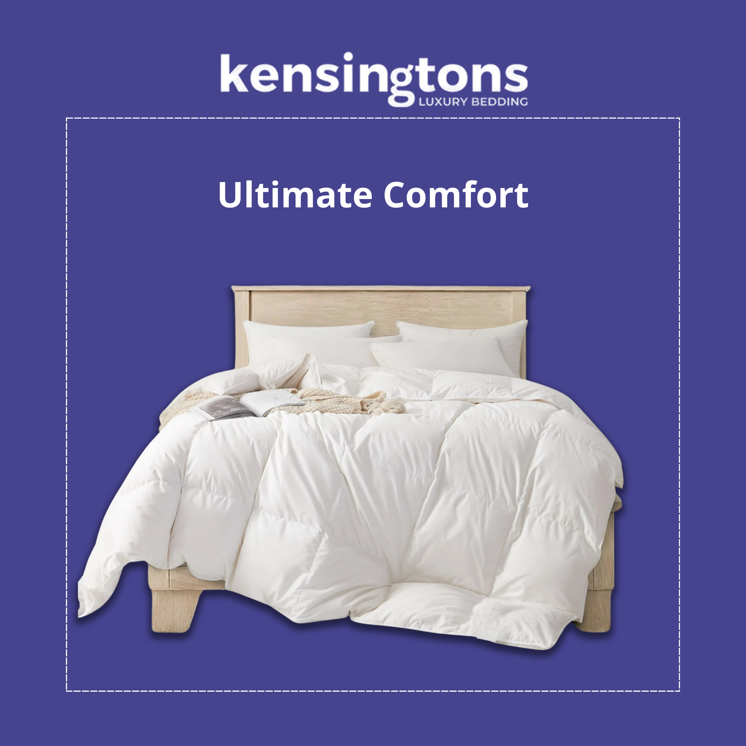 Platinum Austrian Goose Down 100% Duvet | 15 Tog – Kensingtons Bedding